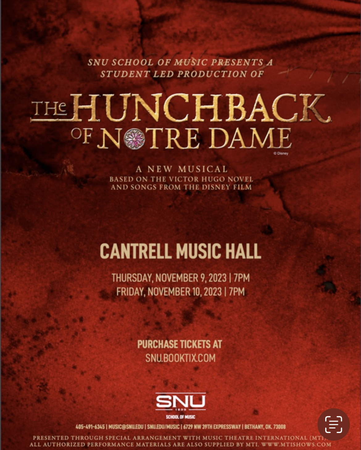 SNU’s Fall Musical: The Hunchback of Notre Dame – The Echo